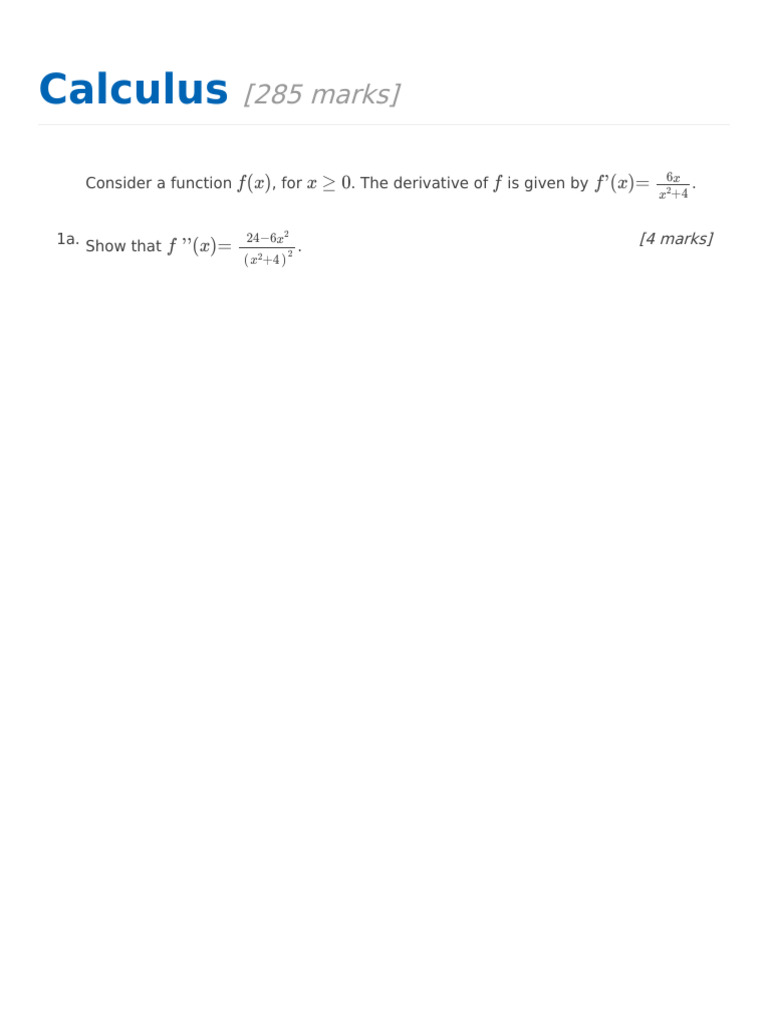 Calculus 1 | PDF