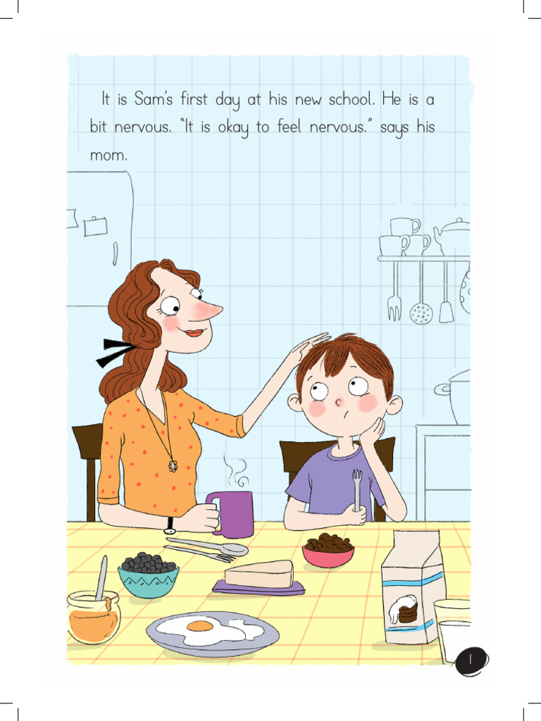 Sam's New School Day | PDF