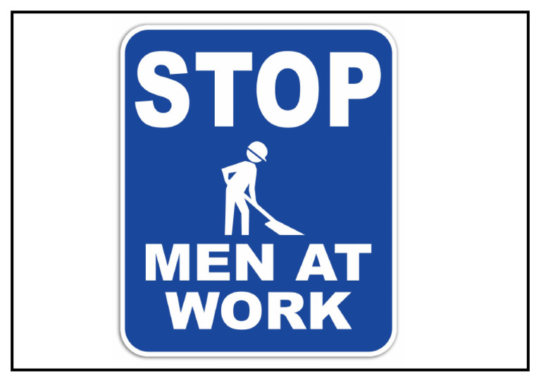 A3 - stop men at work | PDF