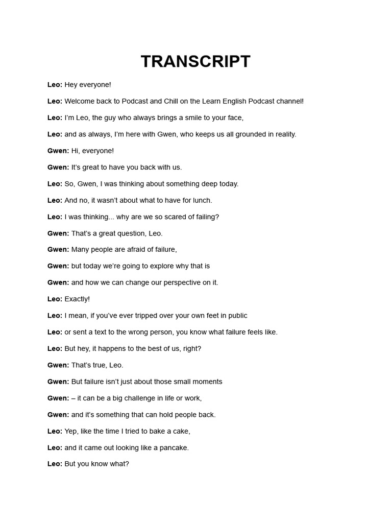 Is Failure Scary | PDF