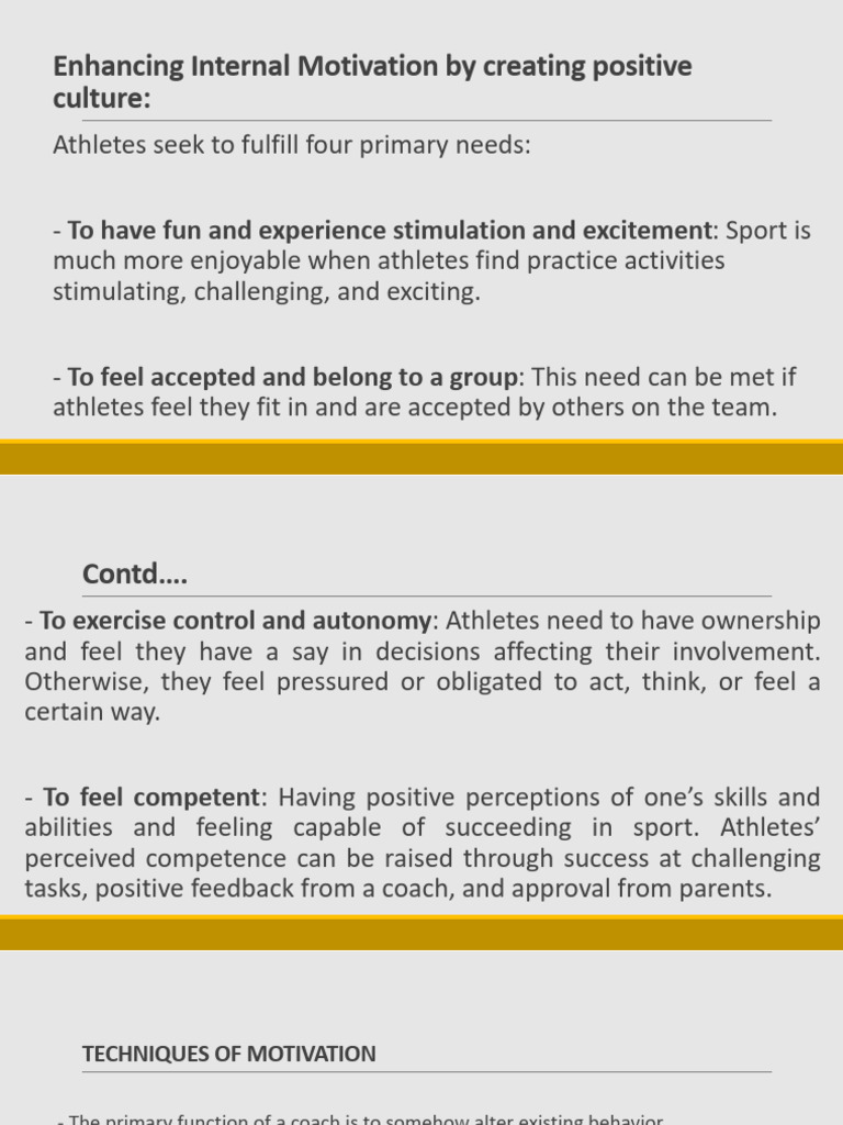 Techniques of Motivational Enhancement | PDF