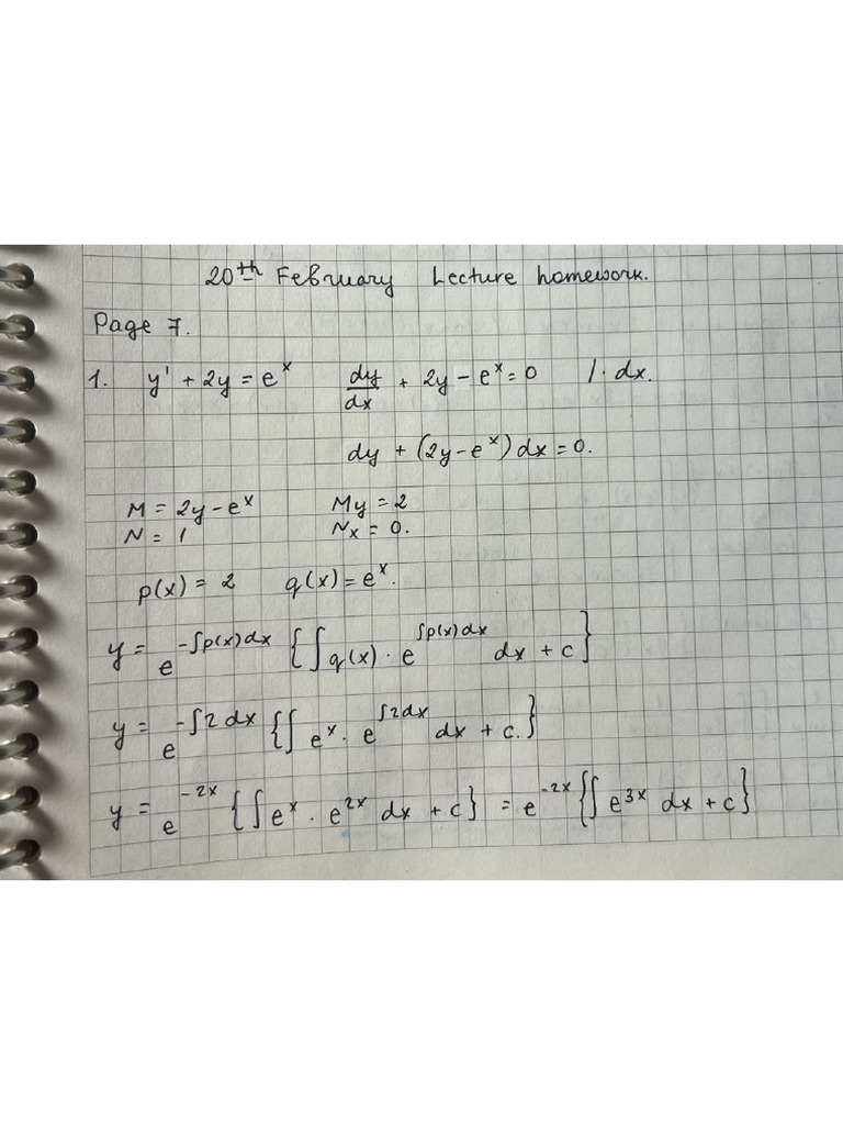 Calculus2 HW2 | PDF