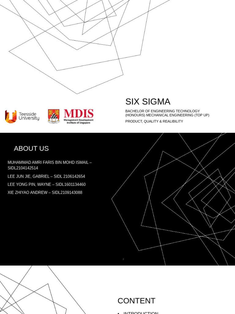 Six Sigma2 Presentation v4.1 | PDF