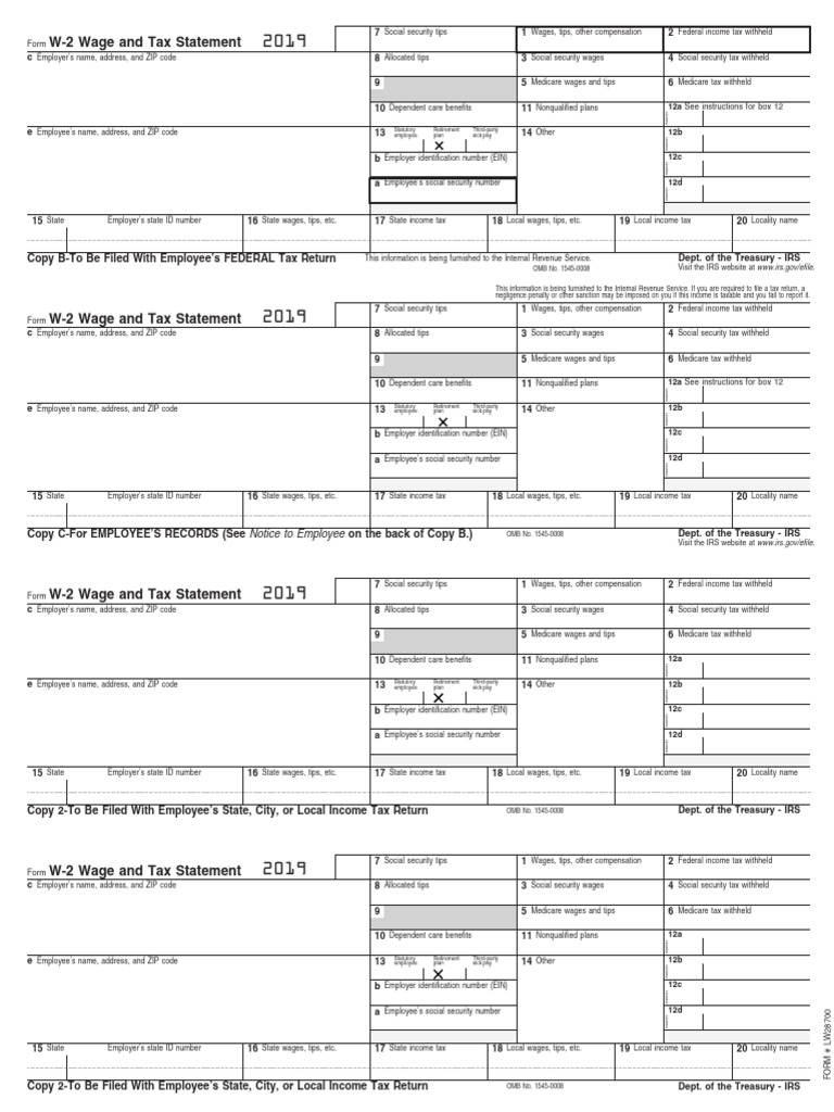 Scott - Danielle - Earnings Stmts and 2019 W2 | PDF