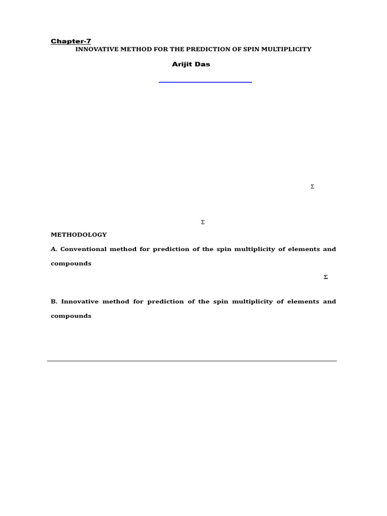 Arijit Das Chapter-5 Innovative Method For The Prediction of Spin ...