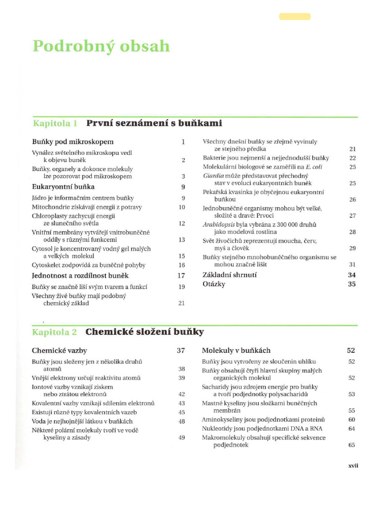 Alberts - Základy Buněčné Biologie | PDF