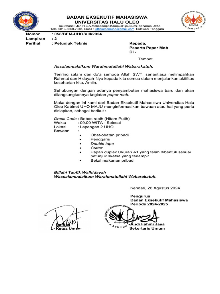 Panduan Peserta Paper Mob | PDF