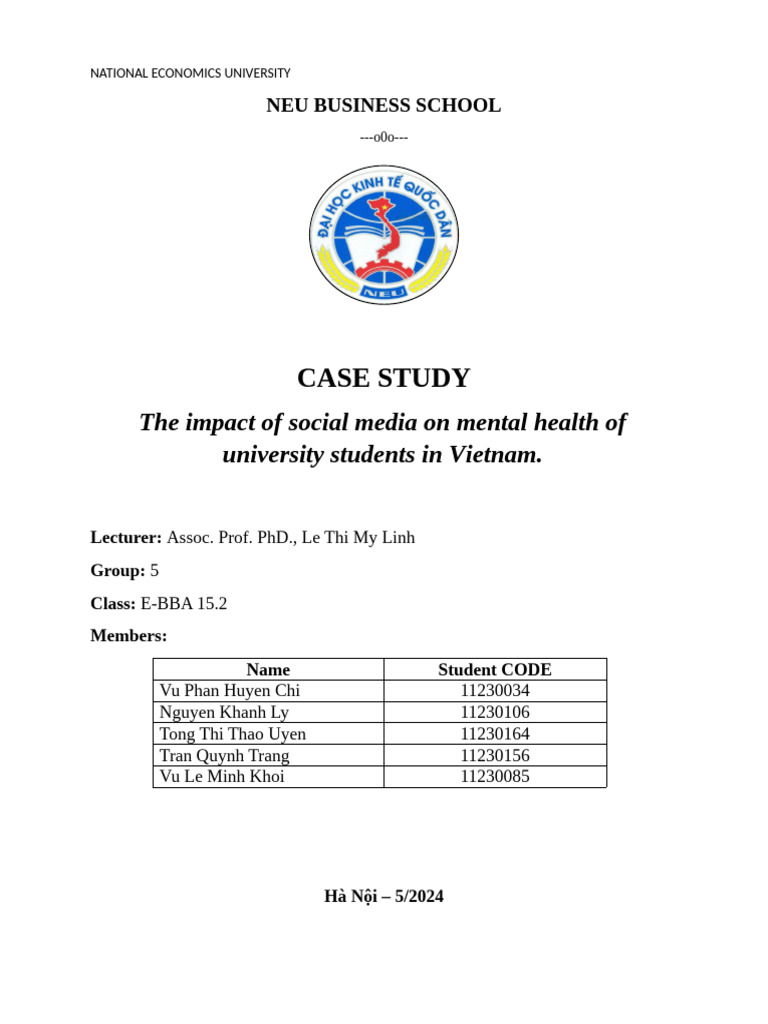 CASE STUDY GROUP 5 | PDF