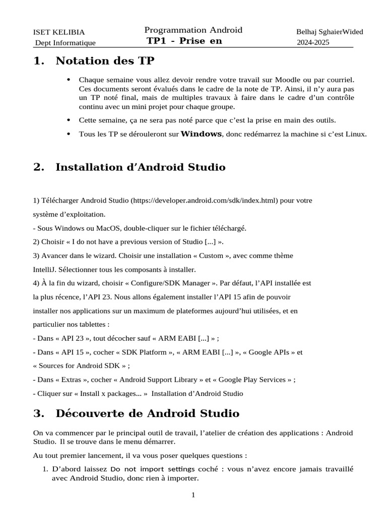 TP 1 Android | PDF