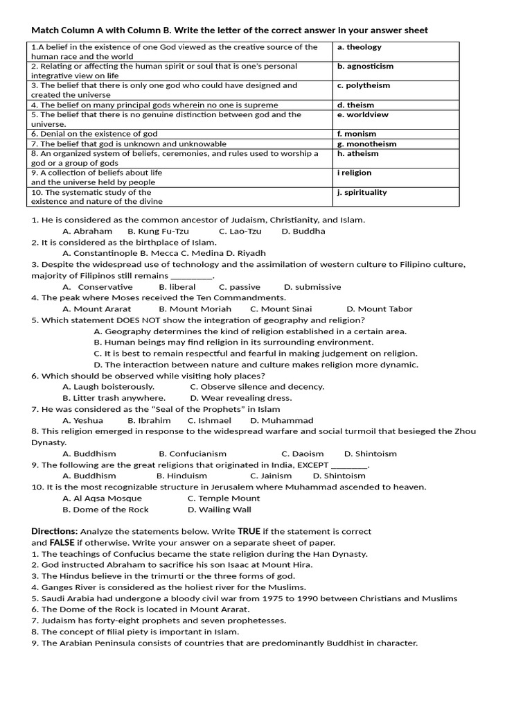 1st Assessment IWRBS | PDF