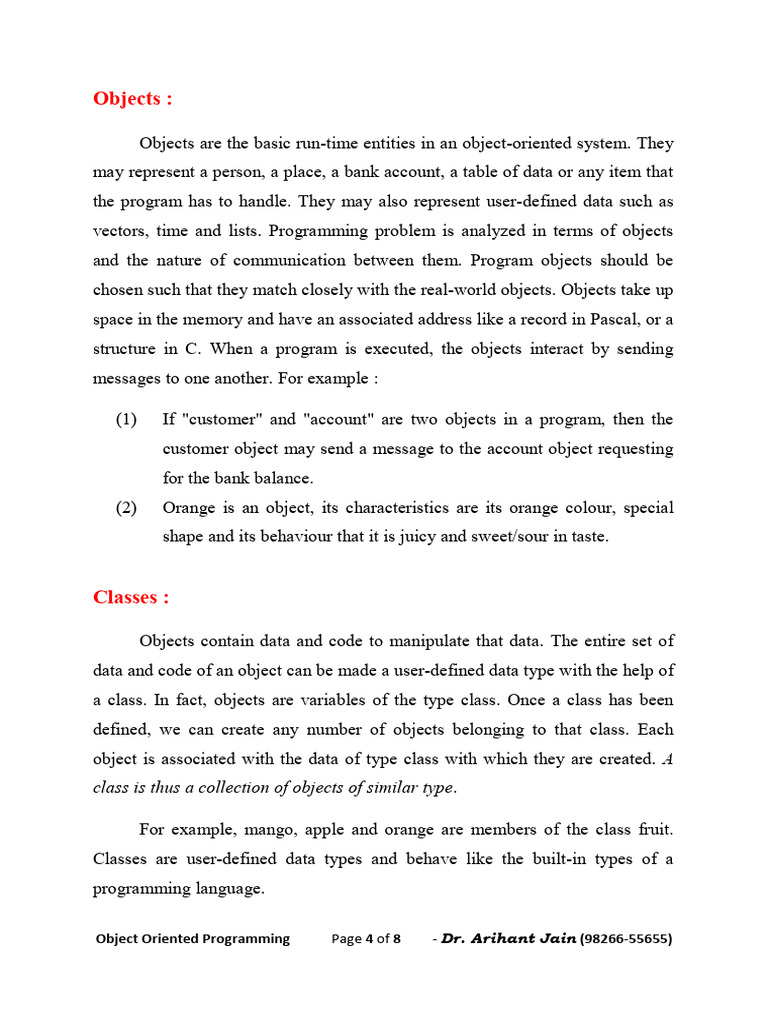 2 Lect M SC III Sem Fundamentals of Computer Science II DR Arihant Jain | PDF