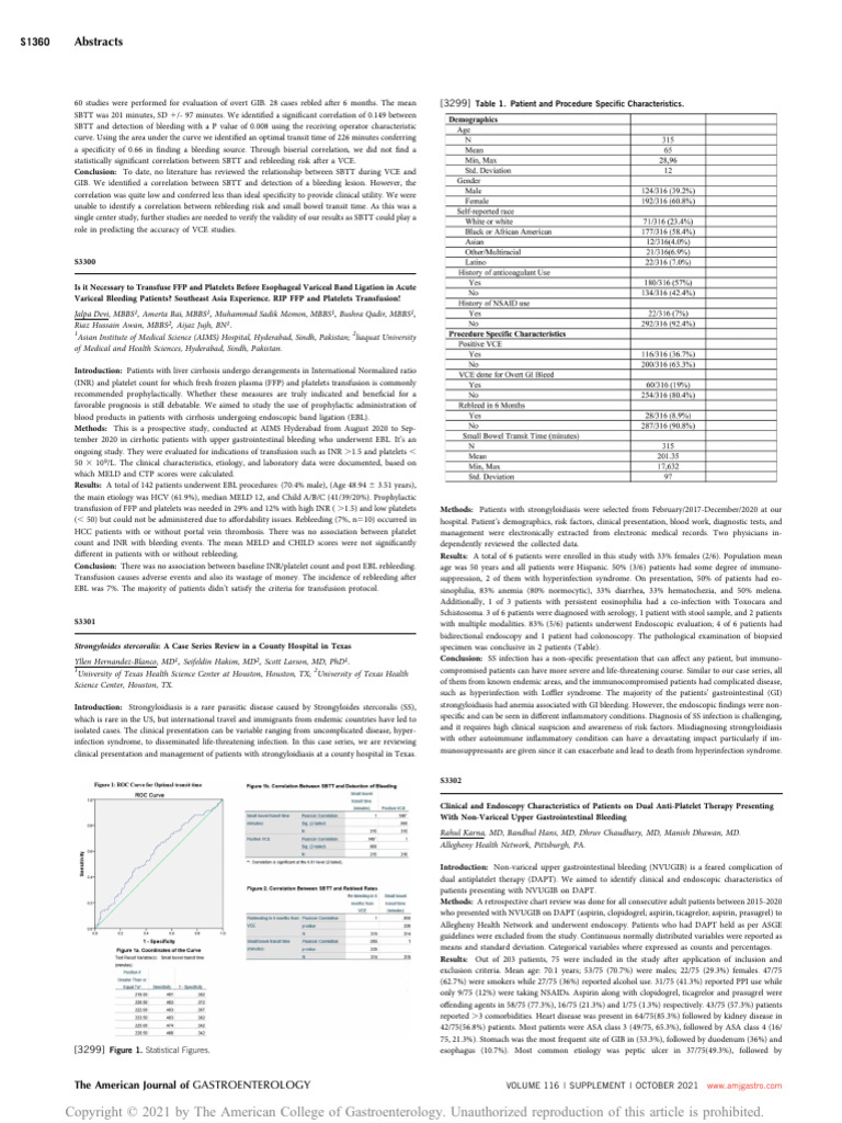 Abstracts: Table 1. Patient and Procedure Specific Characteristics | PDF