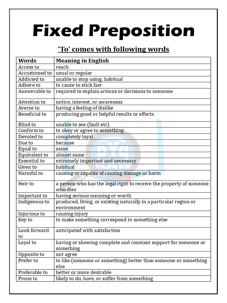 Fixed Preposition - @rawpyq | PDF