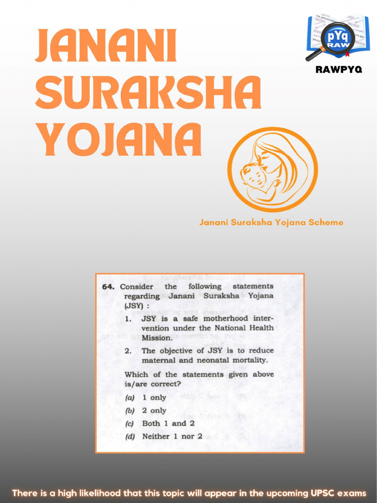 JANANI SURAKSHA YOJANA @rawpyq | PDF