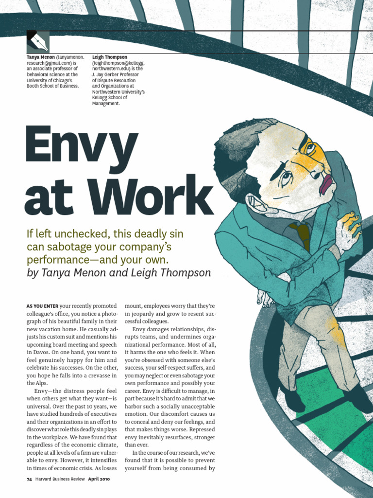 Envy at Work | PDF