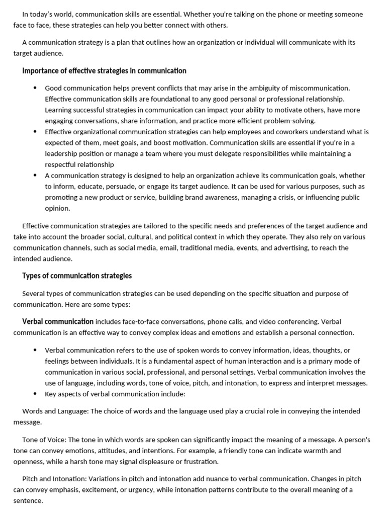 Communication Managemnt Report | PDF