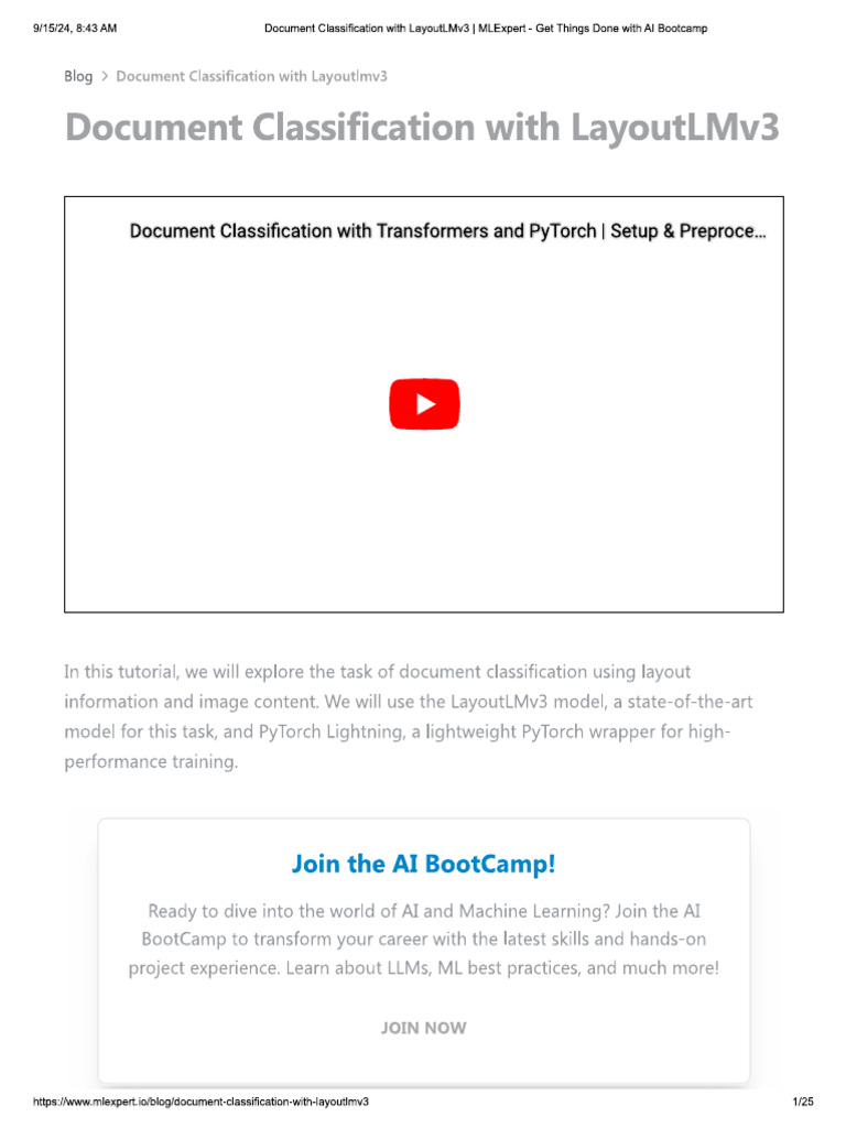 Document Classification With Layoutlmv3 Pdf
