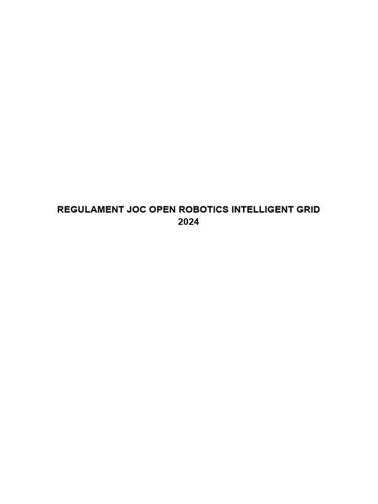 Regulament 2024 | PDF