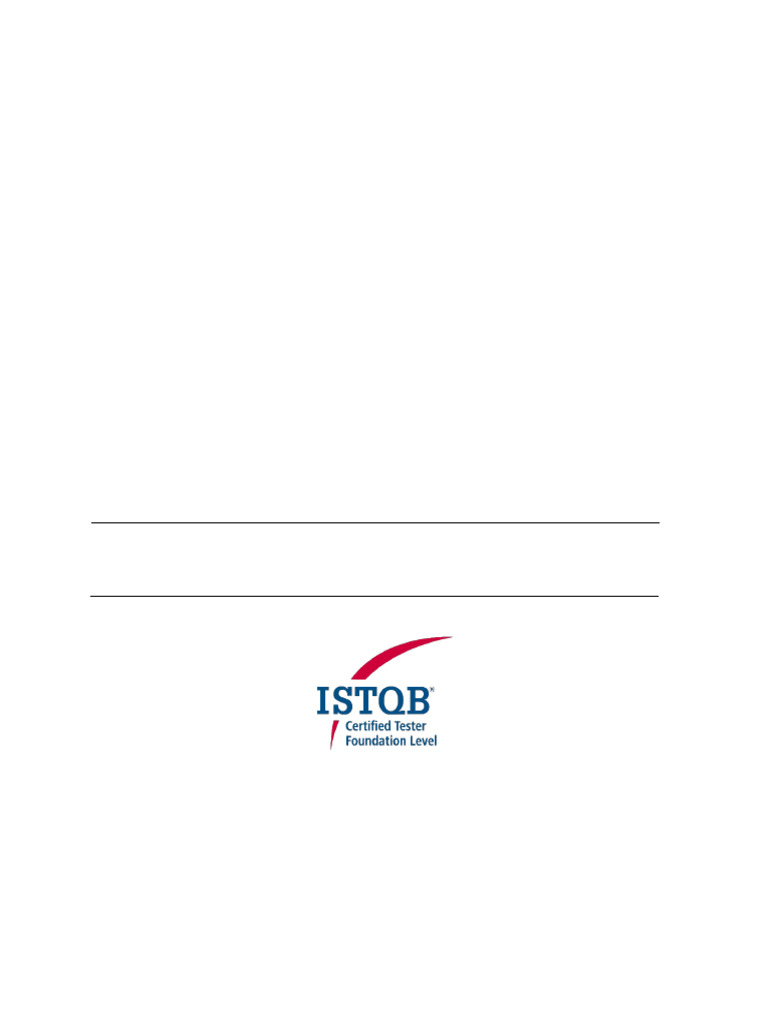 ISTQB CTFL Syllabus-v4.0-PT v1.0 | PDF