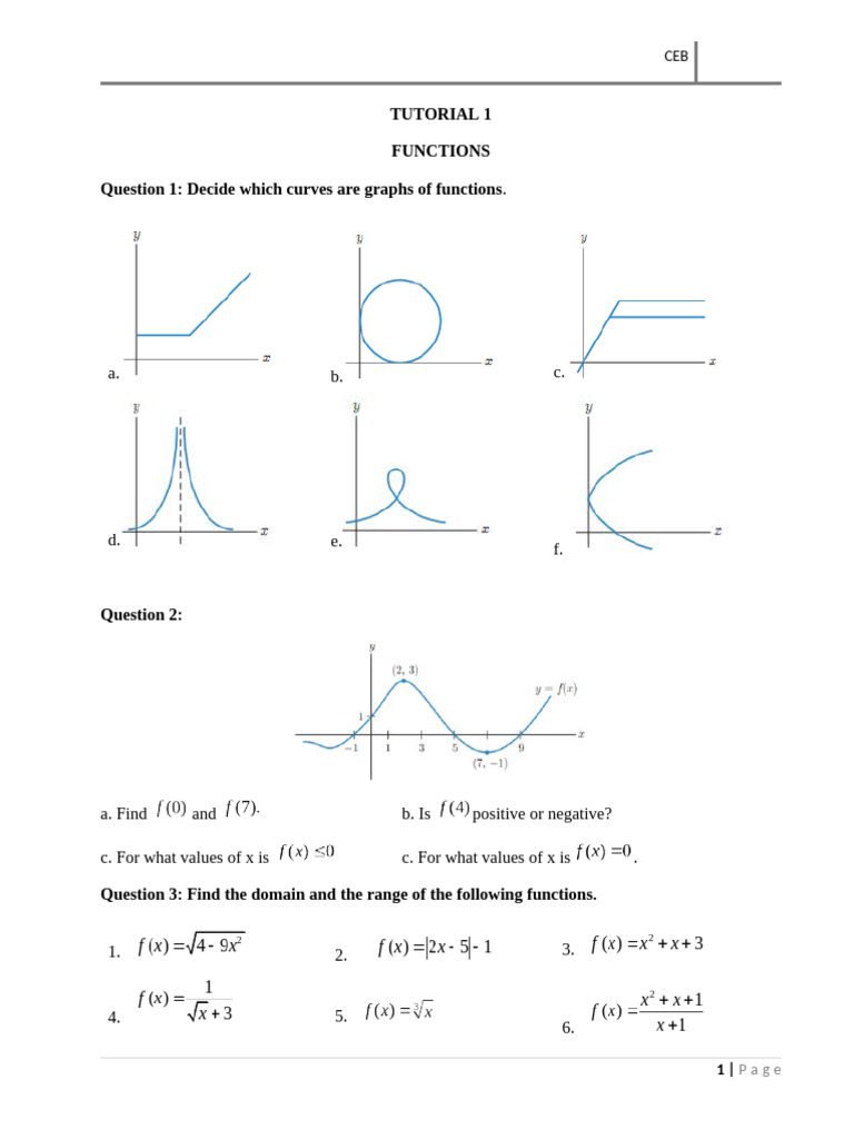 CEB 2024 TUT 01 | PDF
