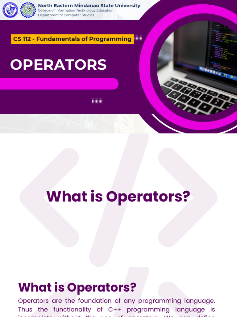 03 Operators | PDF