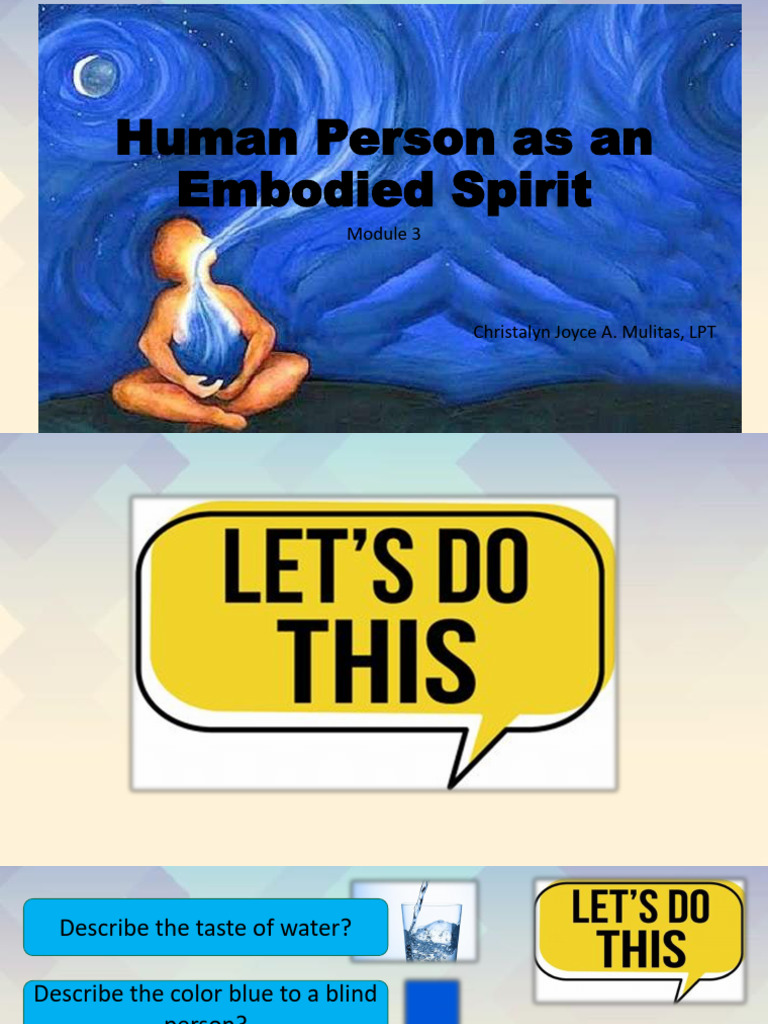 MODULE 3 Embodied Spirit | PDF