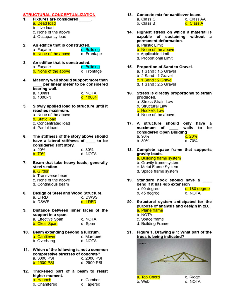 STRUCTURAL CONCEPTUALIZATION Summative | PDF