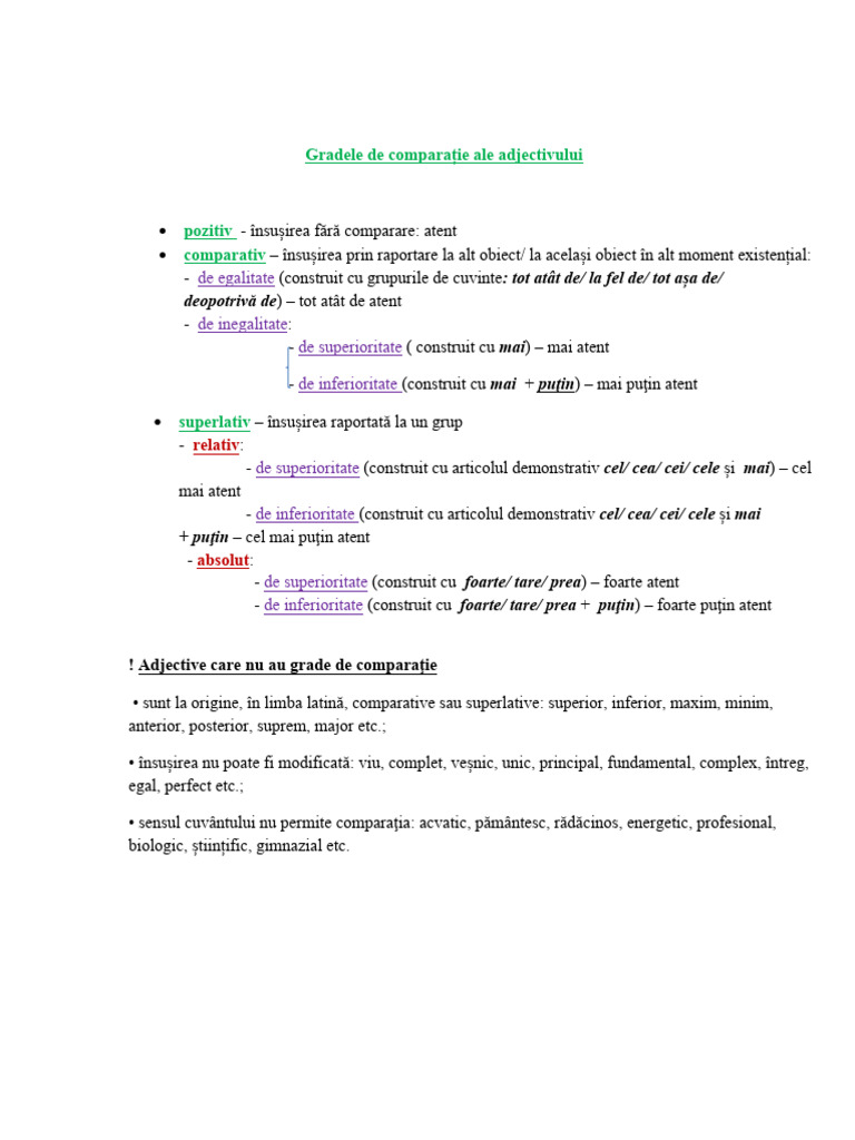 Gradele de Comparatie | PDF