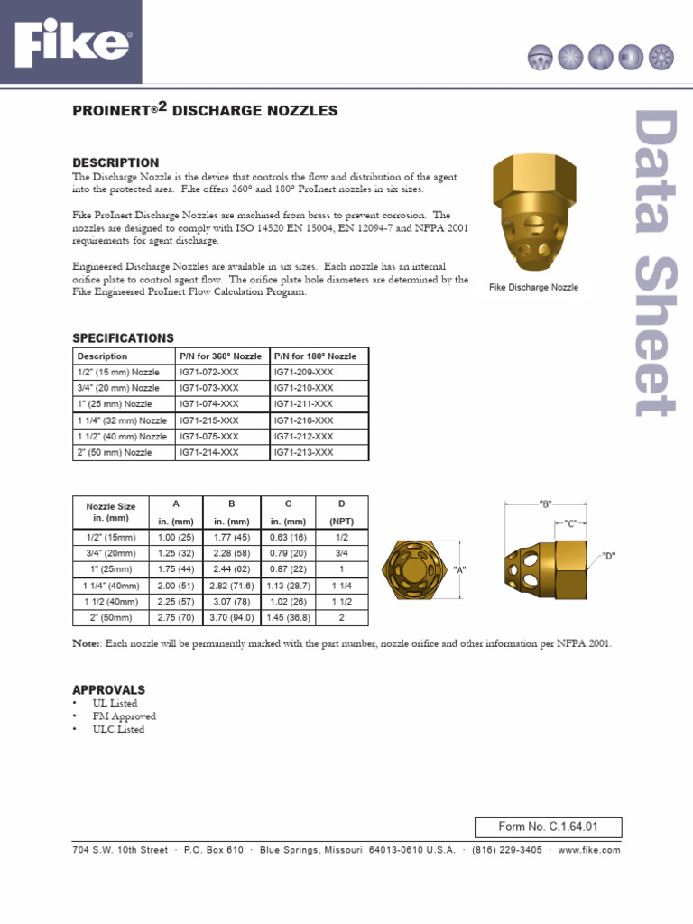 Proinert2 Nozzle | PDF