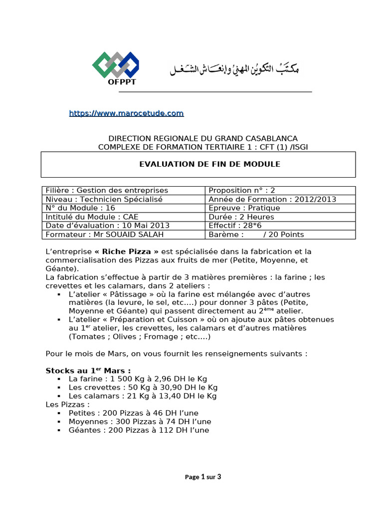 Efm Regional Cae 13 v2 (1) Copie | PDF