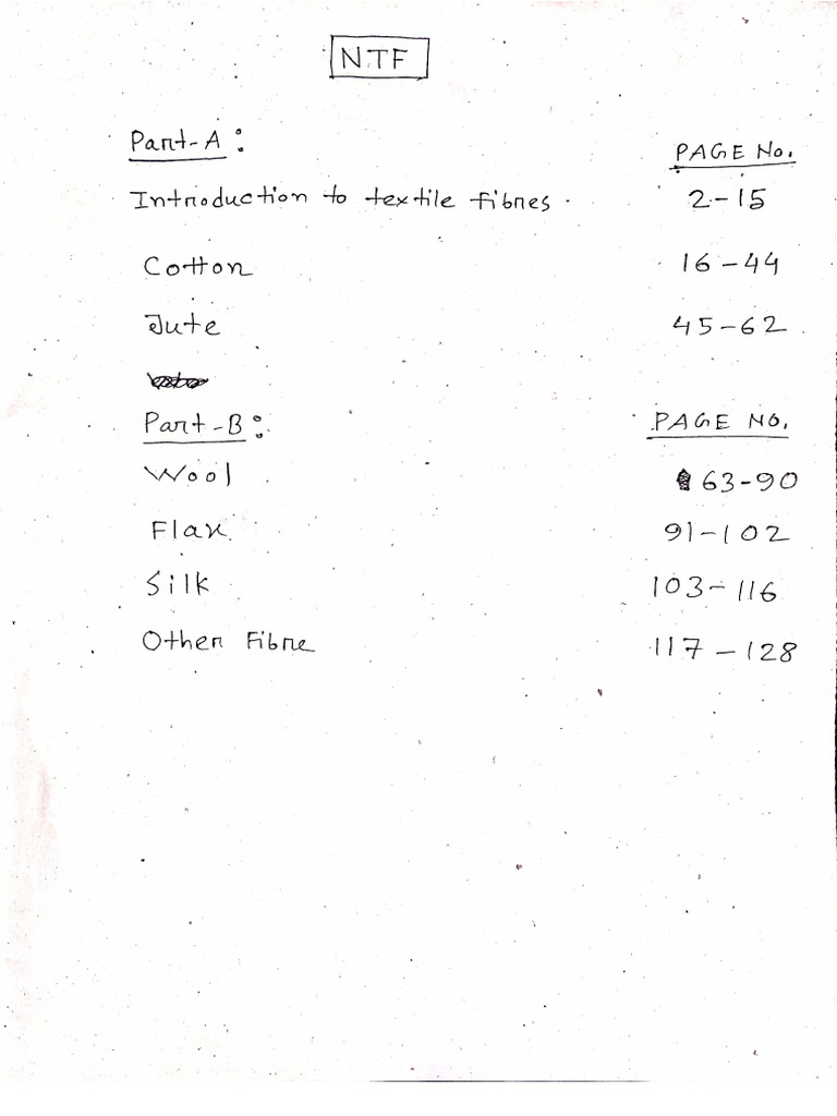 NTF Note(All Chapters) | PDF