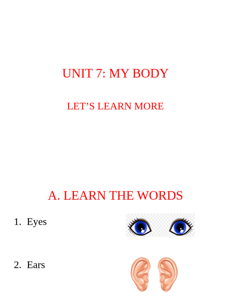 Unit 7 - Let's Lear More | PDF