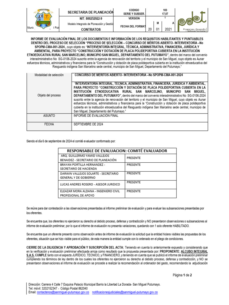 Final y Resolucion | PDF