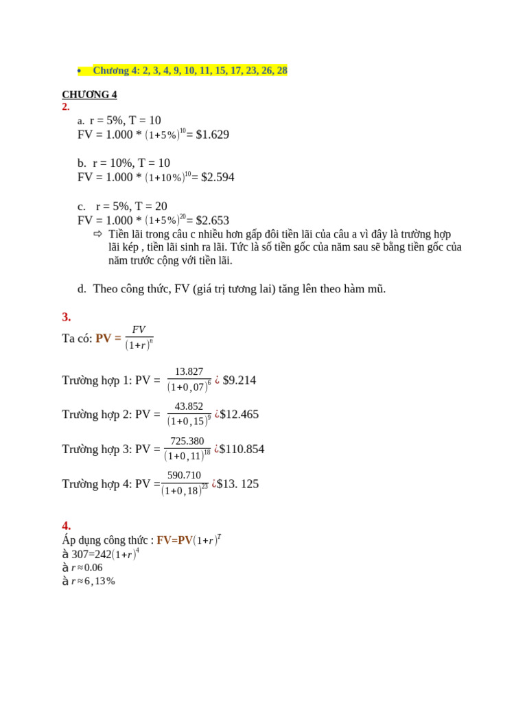 TCDN - CHƯƠNG 4 Và 5 | PDF