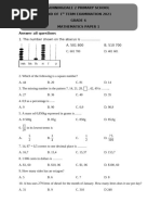 Grade 6 Mathematics Endterm 1 Exam 2024 | PDF