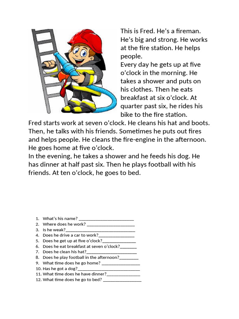 Text+pyt Strażak | PDF