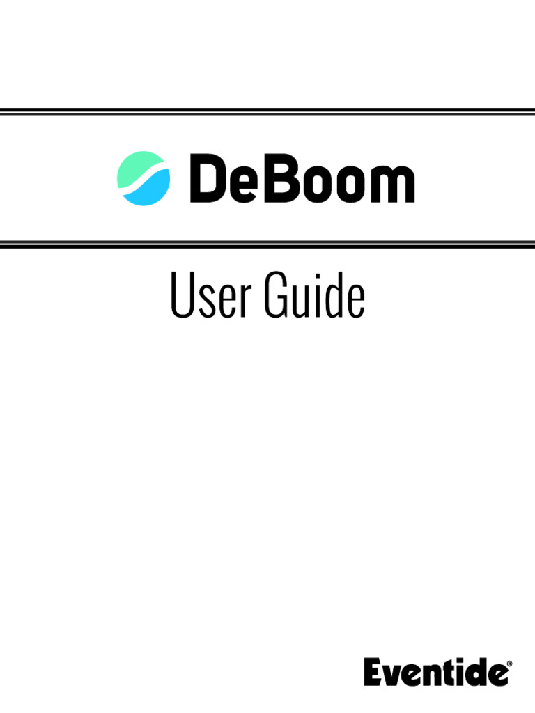 DeBoom User Guide | PDF