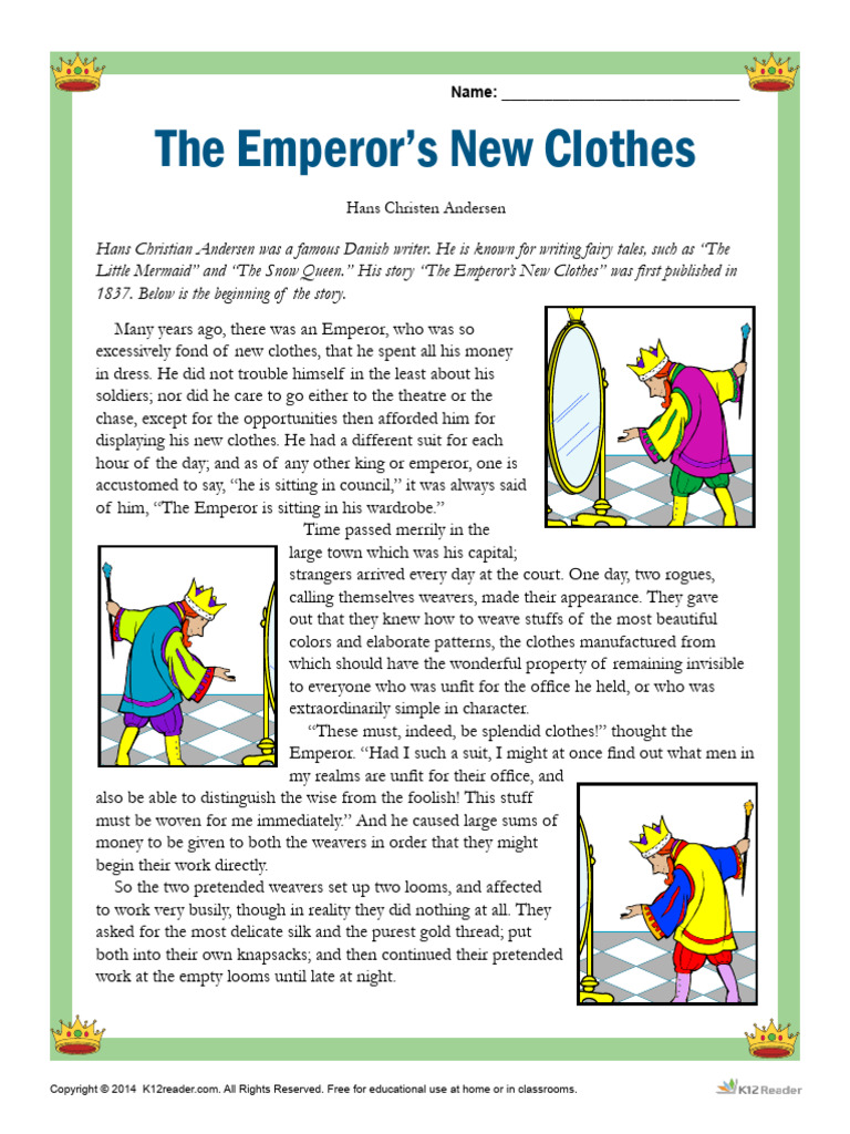 The Emperors New Clothes | PDF | Weaving | Loom