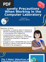 ICT Tools Safety Precautions | PDF | Antivirus Software | Electrical ...