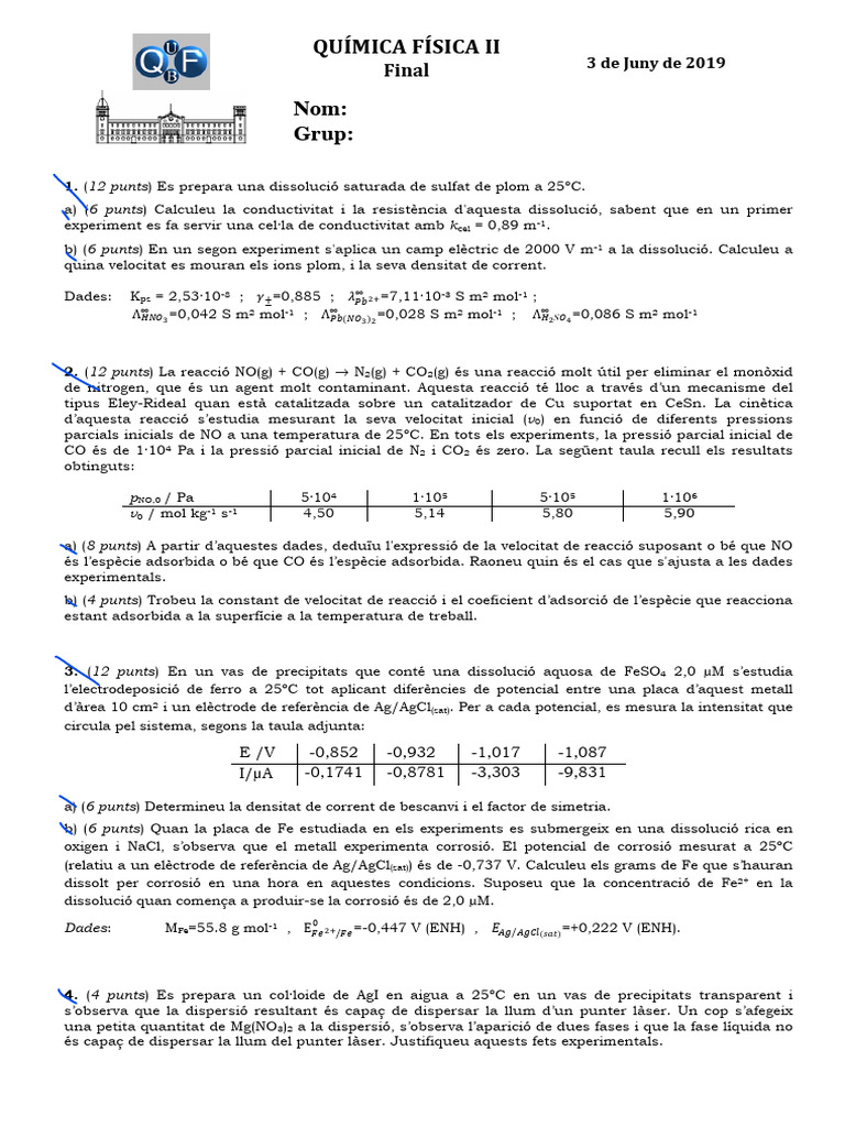 QFII 2S 1819 Final | PDF | Teaching Methods & Materials | Science & Mathematics