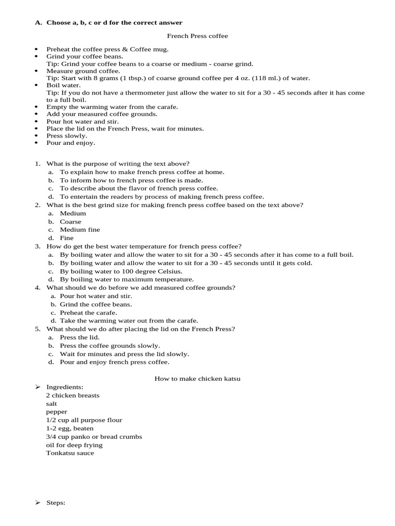 Procedure Text | PDF
