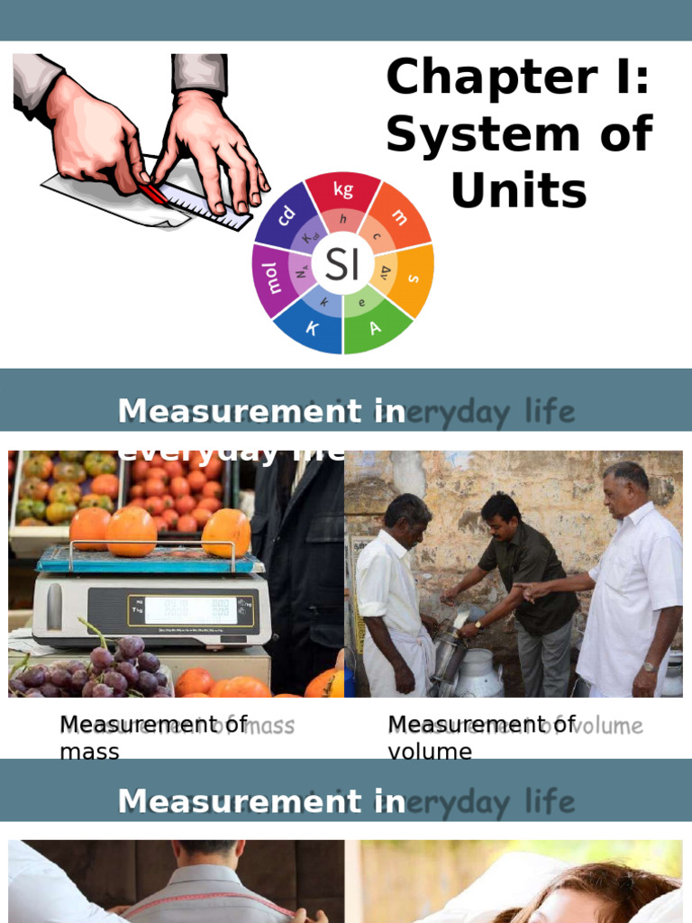 Module 1 System of Units | PDF | International System Of Units ...