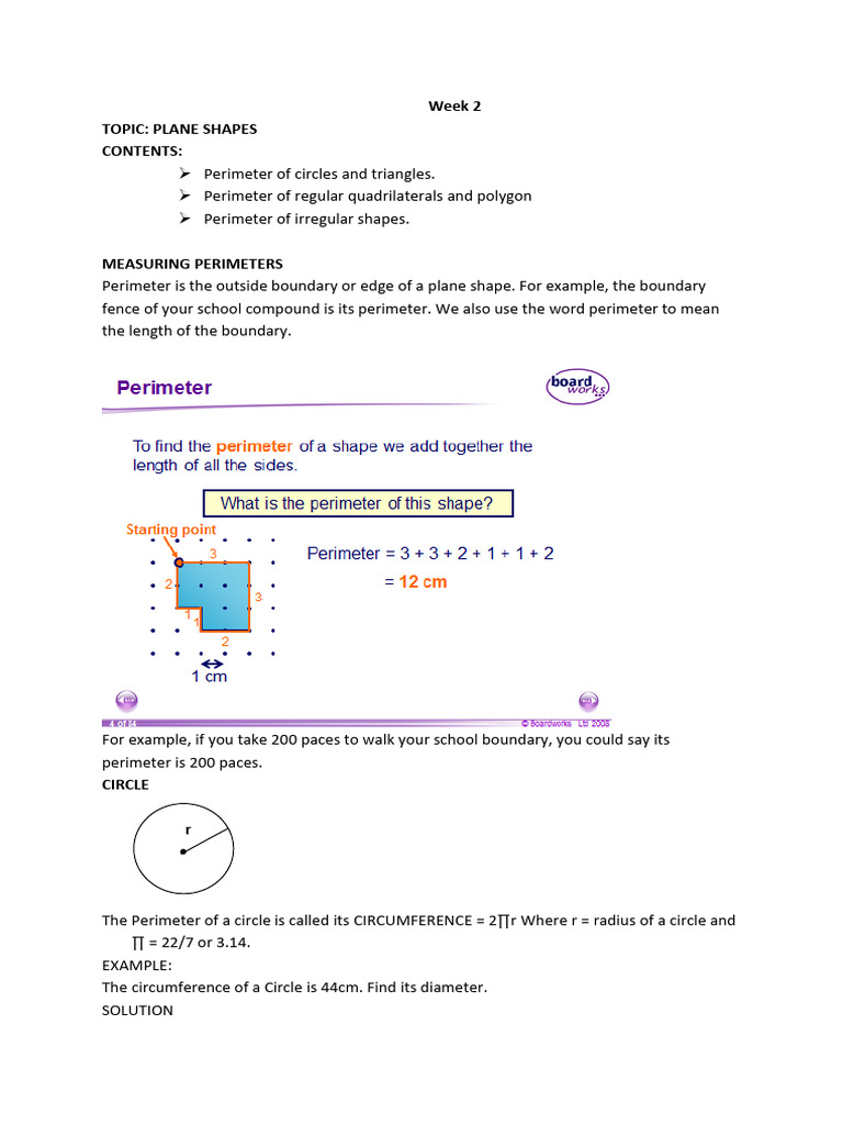 1705 - Week 2 3rd Term JSS1 | PDF