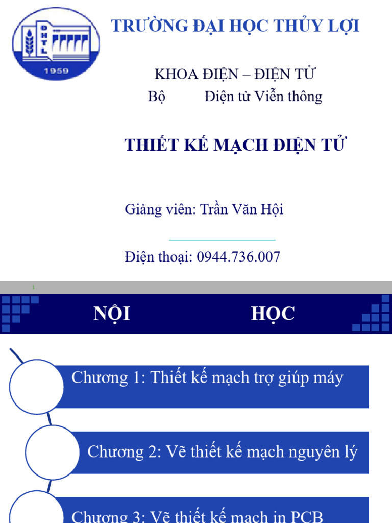 Chuong 3 - Thiet Ke Mach in PCB | PDF