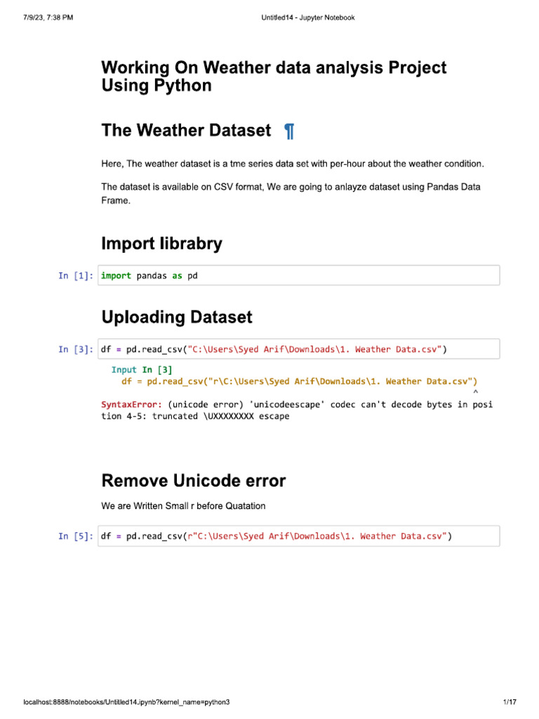 Data Analysis Project Using Python 1688981234 | PDF