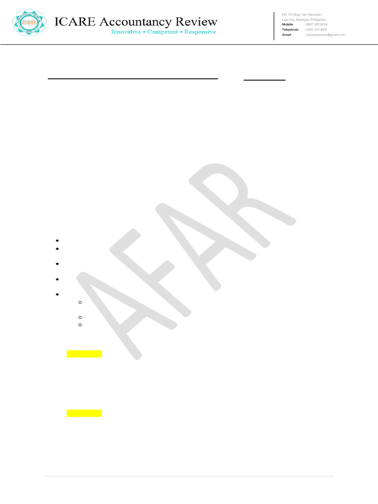 Icare 08 Afar Final PB and Answer Key | PDF