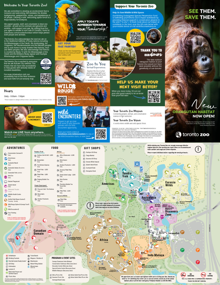 Toronto Zoo Map | PDF