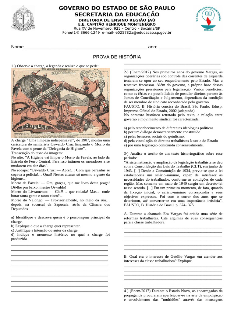 Prova 9a2s Cap | PDF