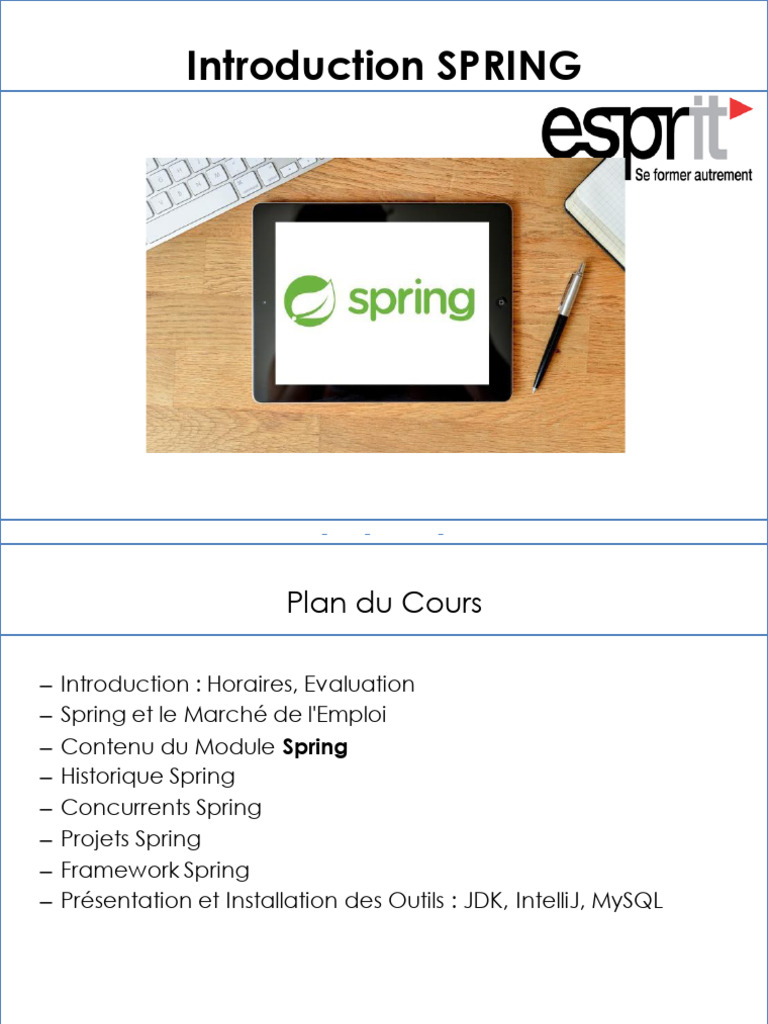 1- Introduction Spring | PDF