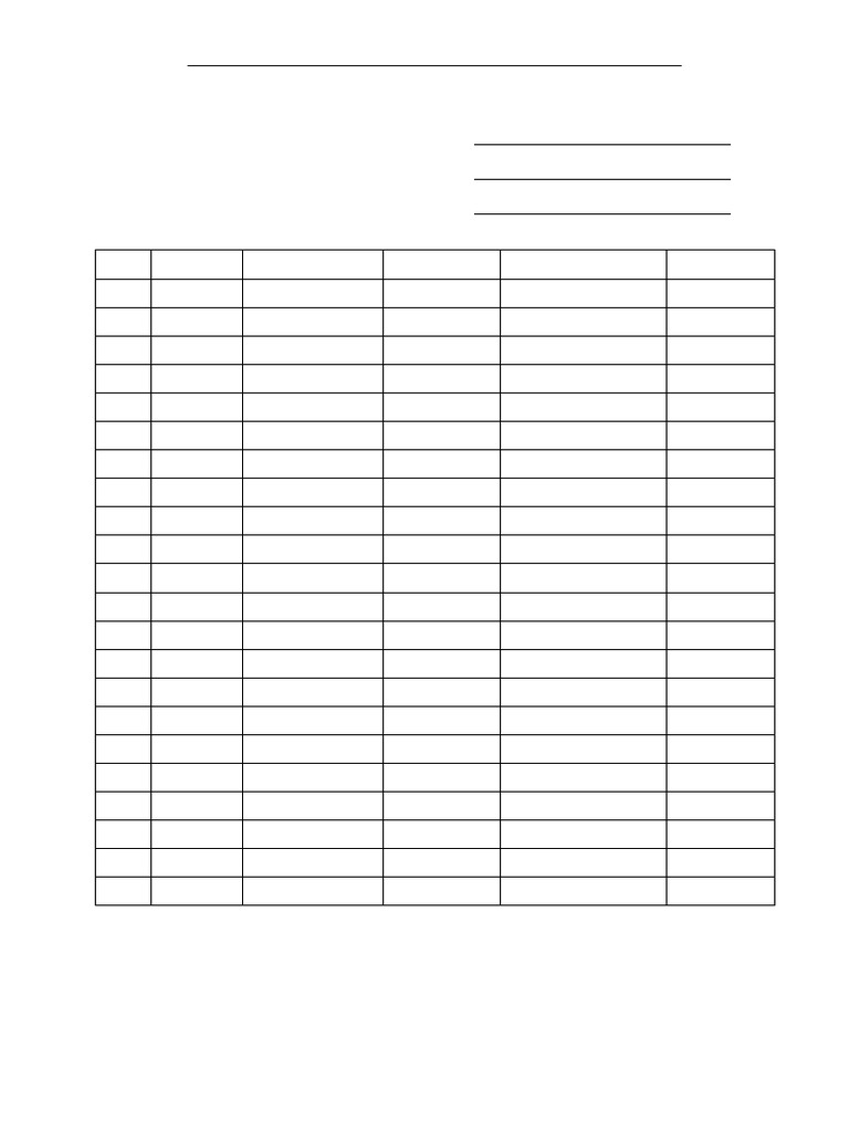 Attendance Record - Teaching Practice | PDF